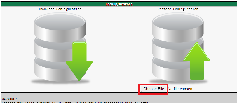 How to Backup and Restore Your SkyBridge Plus Configuration